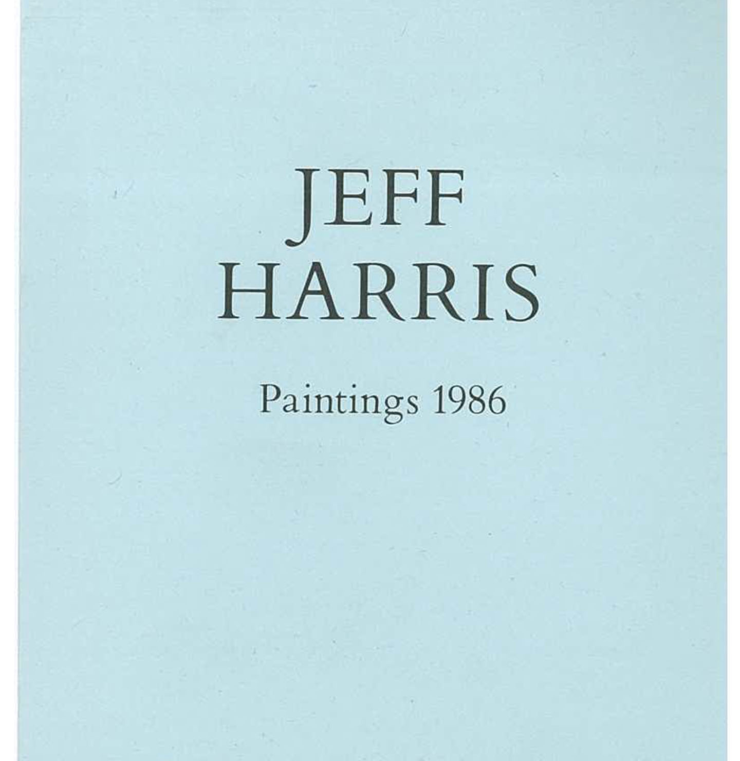 Jeff Harris: Paintings – ACCA