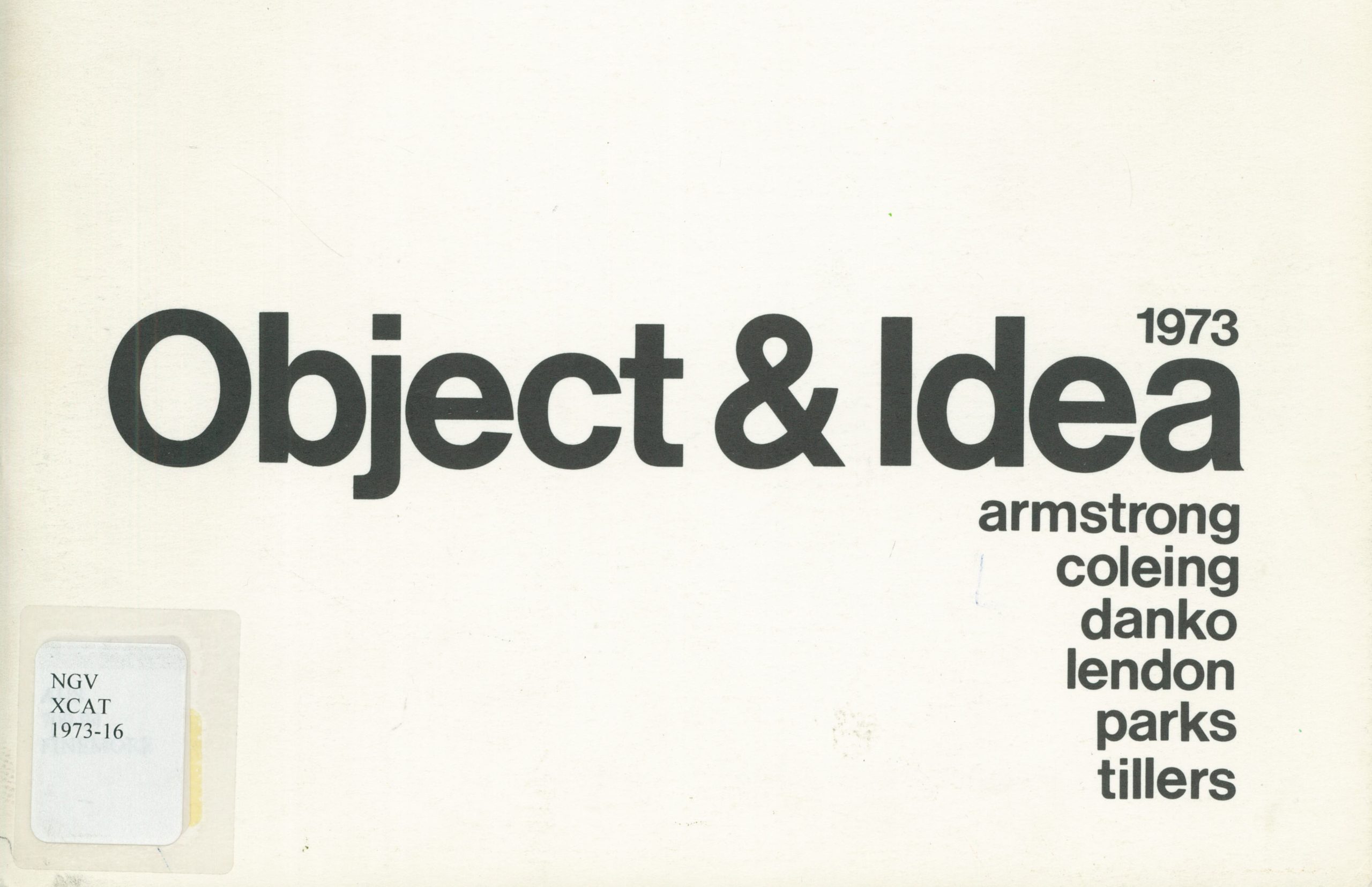 Defining Moments: Object and Idea – ACCA